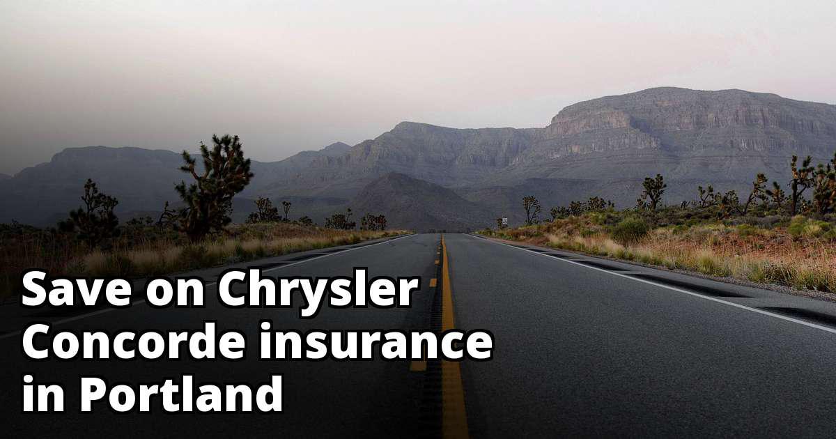 Chrysler Concorde Insurance Rates in Portland, OR